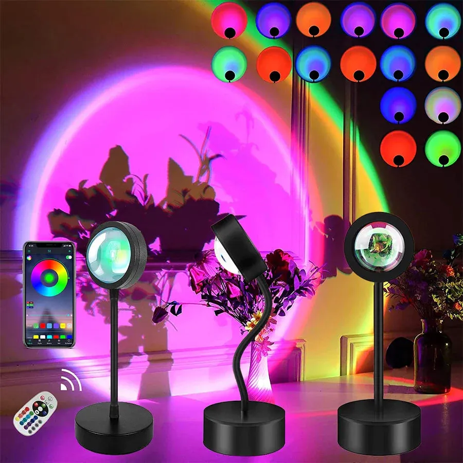 Inteligentní lampa Bluetooth Sunset Led – Balando.cz